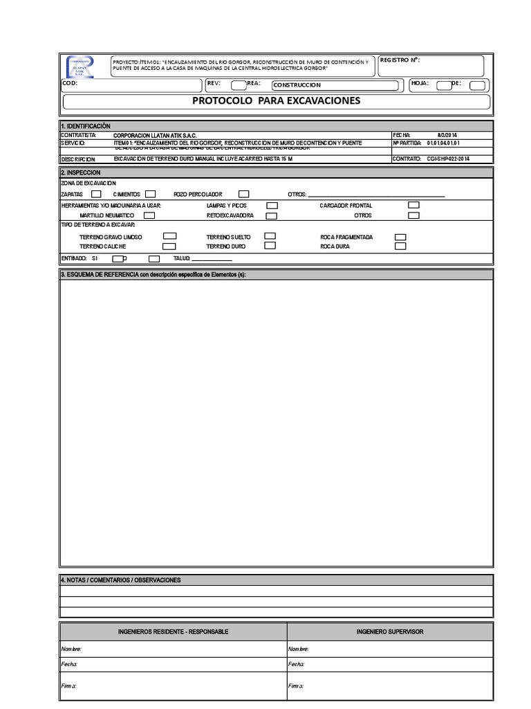 Protocolos de Calidad | PDF | Hormigón | Fundación (Ingeniería)