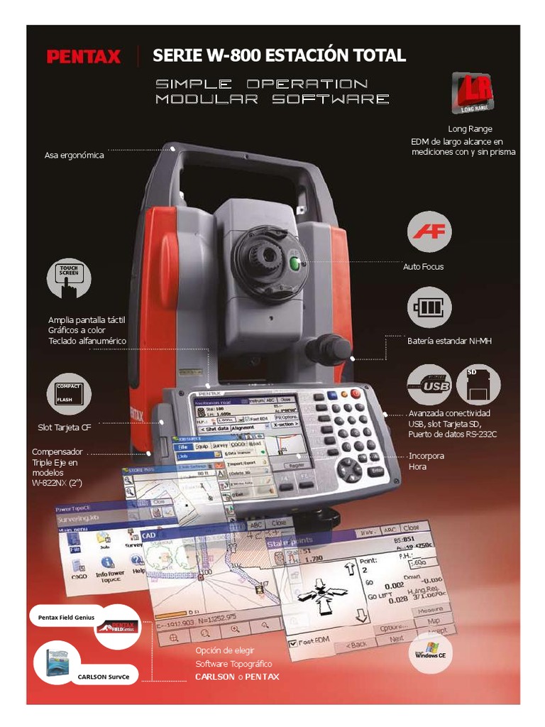 Pentax W 800 Espanol Catalogo Caracteristicas Ficha Tecnica | PDF | Informática | Ingeniería ...