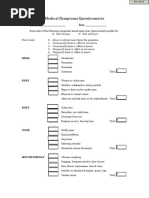 Sinonasal Outcome Test (SNOT) Score | PDF | Epidemiology | Causes Of Death