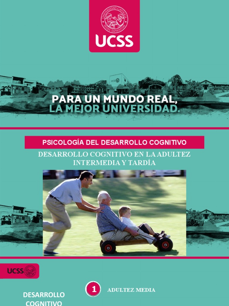 Desarrollo Cognitivo en La Adultez Media y Tardía | PDF | Adultos | Memoria