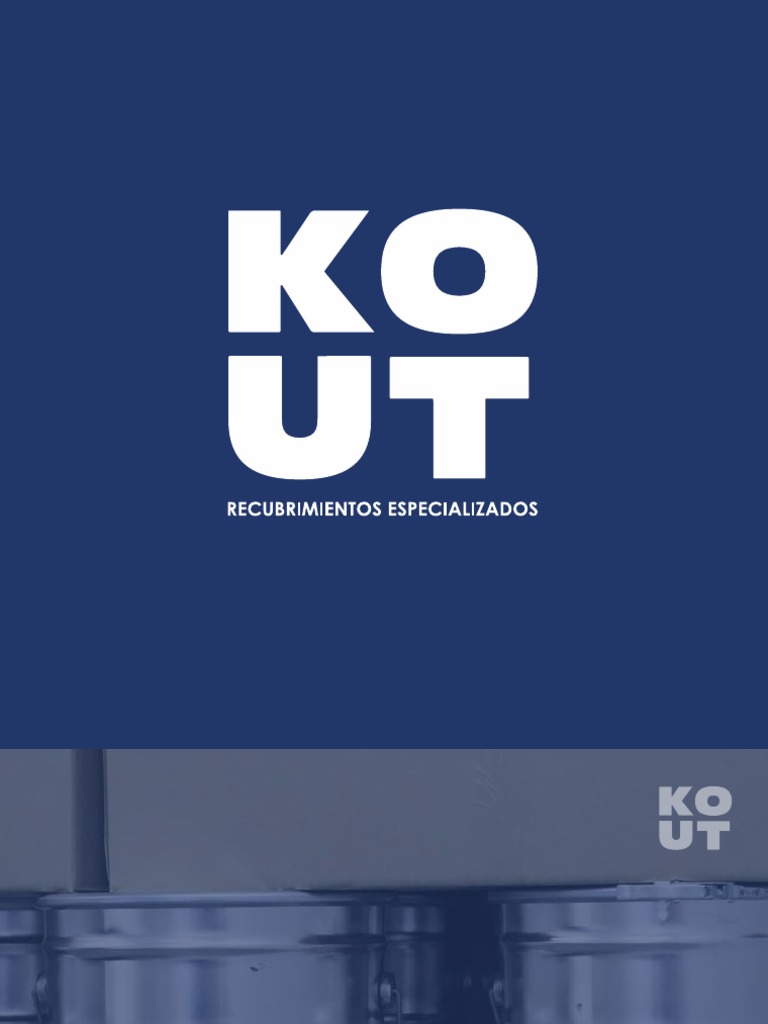 Brochure KOUT Linea TITÁN | PDF | Zinc | Poliuretano