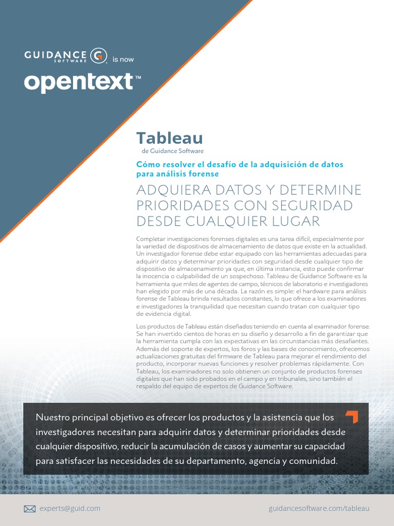 Tableau Forensic Hardware Overview Es | PDF | Contraseña | Hardware de ...