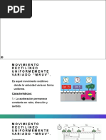 Mapa Conceptual MRU | PDF | Aceleración | Velocidad