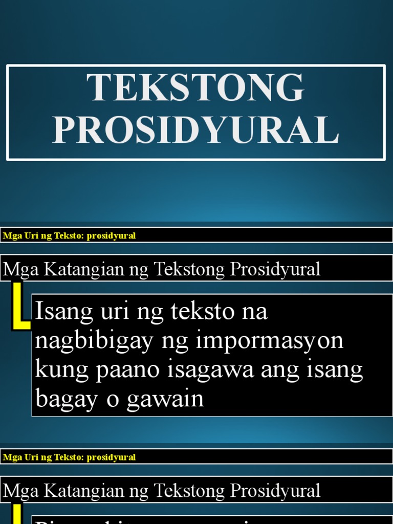 Prosidyural | PDF