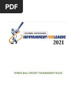 Turf Cricket Tournament Rules | PDF | Bowling (Cricket) | Ball And Bat ...