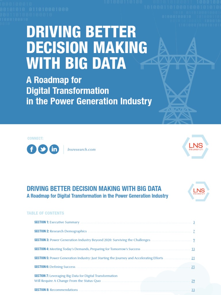 Ebook - Driving Better Decision Making With Big Data - LNS Research ...