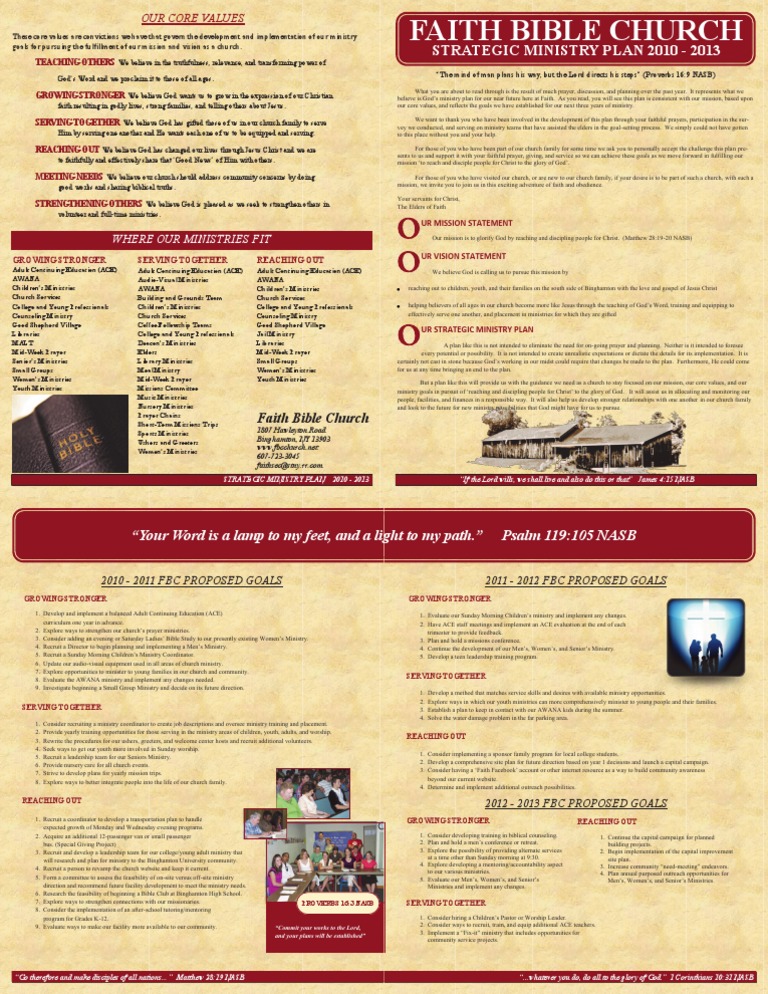 Strategic Ministry Plan | Download Free PDF | Gospels | Jesus