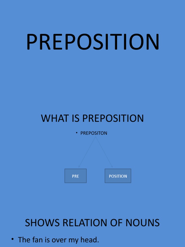 Preposition 2021 | PDF | Preposition And Postposition | Grammar