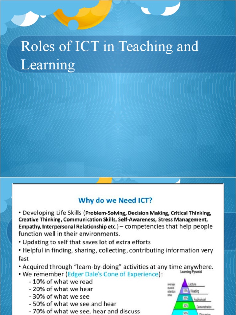 ICT in Teaching and Learning | PDF | Computers