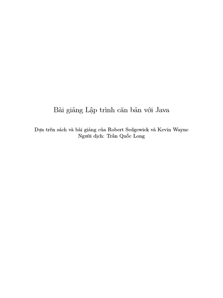 Intro Java | PDF Intro Java | PDF