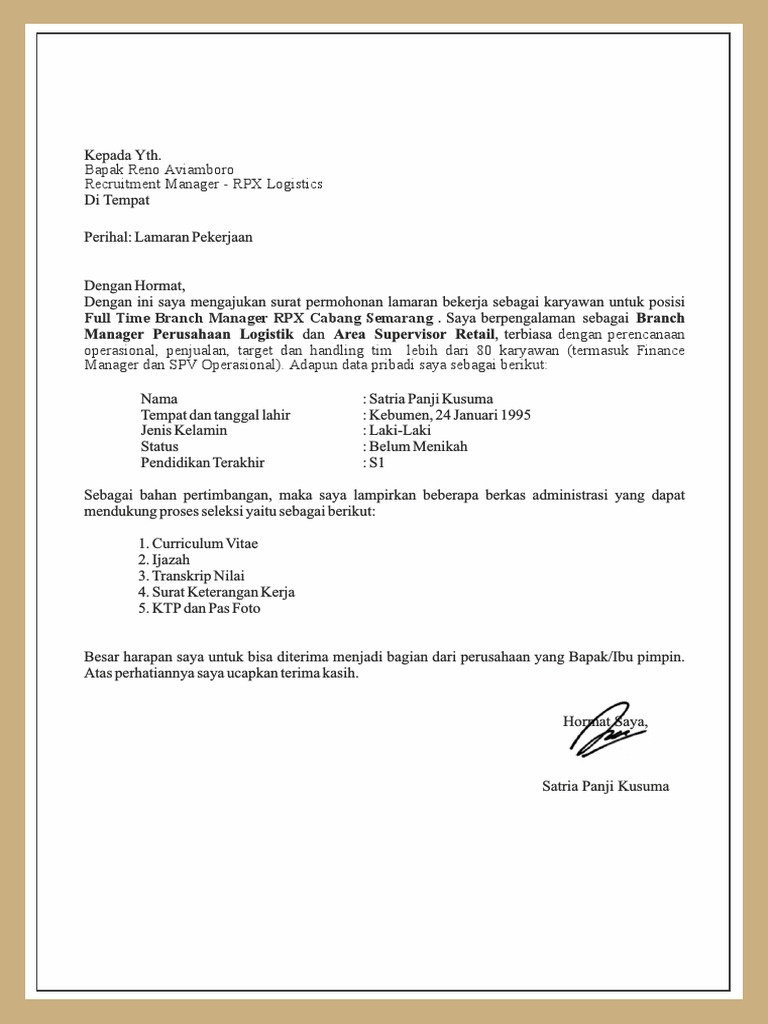 CV Satria Panji Kusuma | PDF