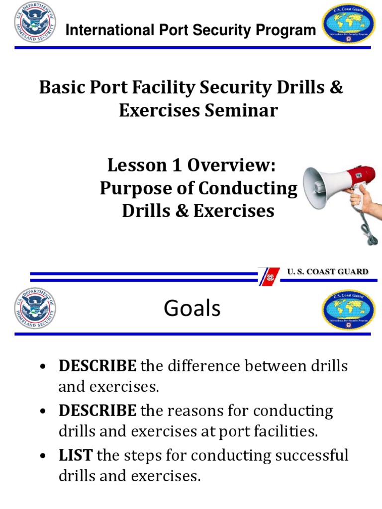 Port Facility Security Drills & Exercises | PDF | United States Coast ...