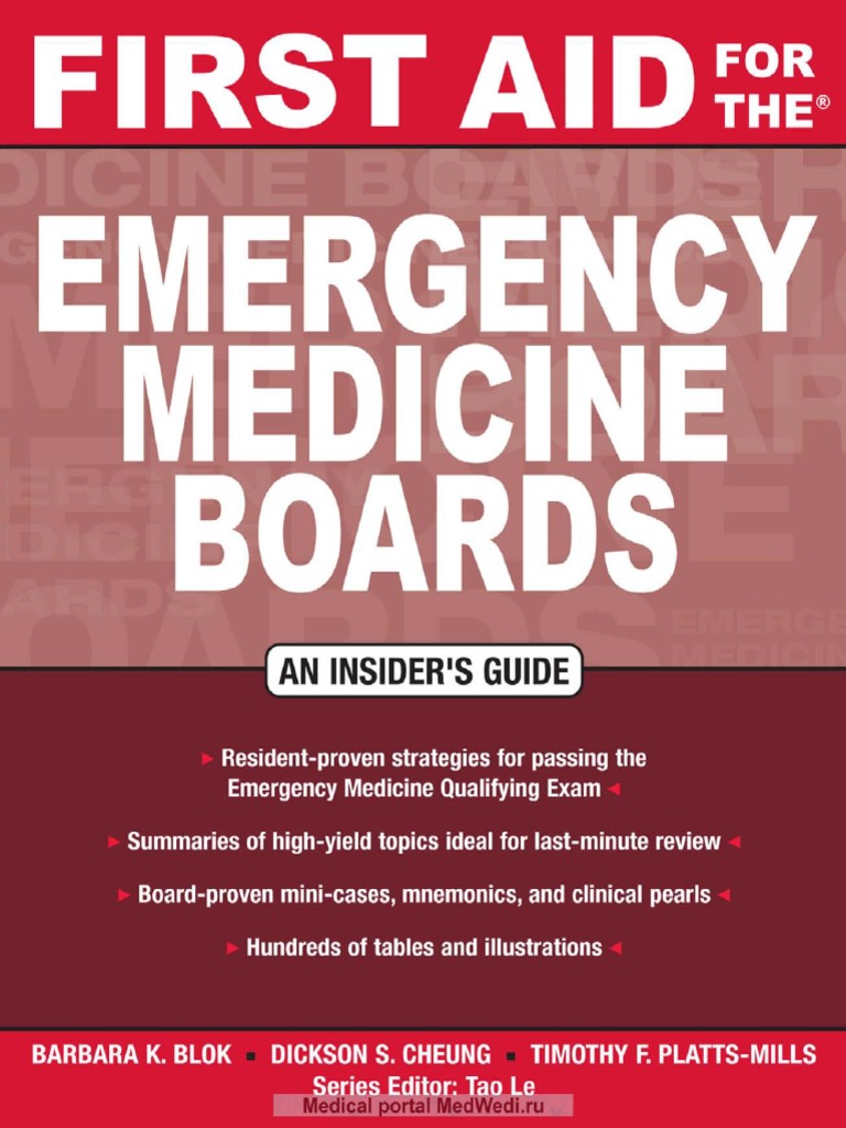 First Aid For The Emergency Medicine Boards | PDF | Shock (Circulatory ...