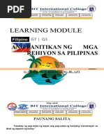Grade 7 Filipino Module First Quarter | PDF
