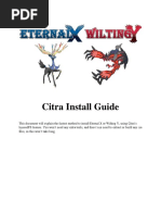 Install Guide for Eternal X & Wilting Y | PDF | Booting | Software