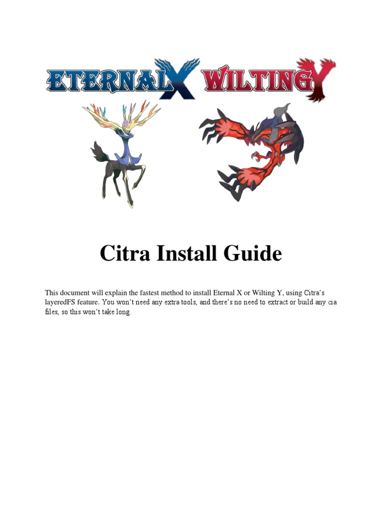 Citra Install Guide | PDF | Software Engineering | Microsoft Windows