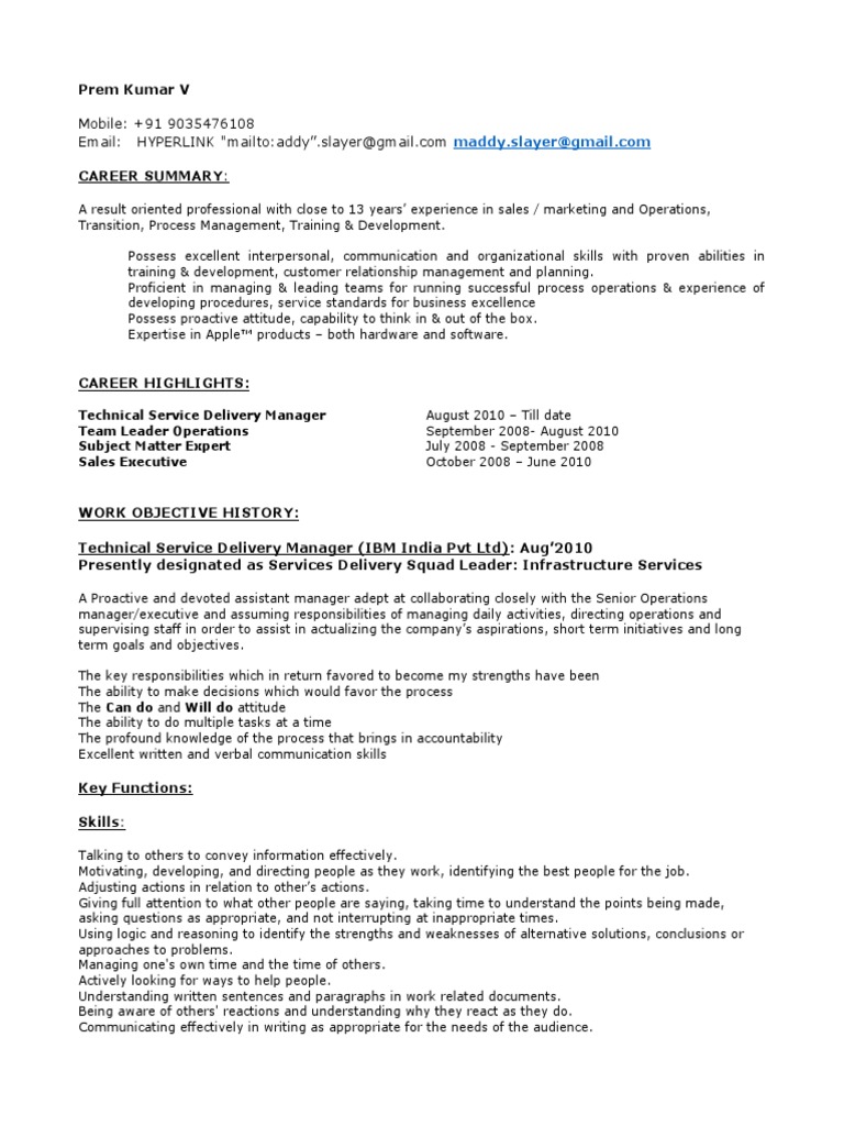 CV Junaid Shariff-IT Leader 2021 | PDF | Information | Customer