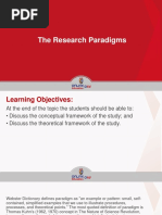 Chapter 2 Theoretical Framework | PDF | Theory | Paradigm