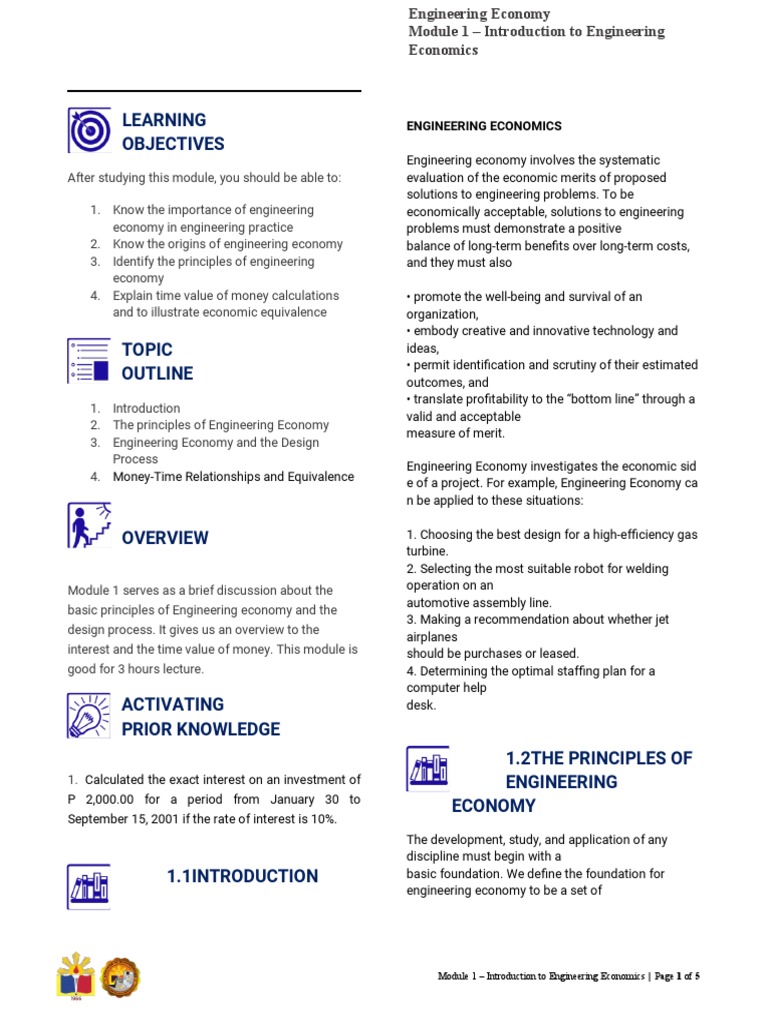 Introduction to Engineering Economics | PDF | Interest | Engineering