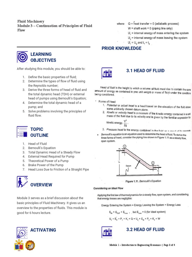 Module 3 Fluid Machinery Pdf