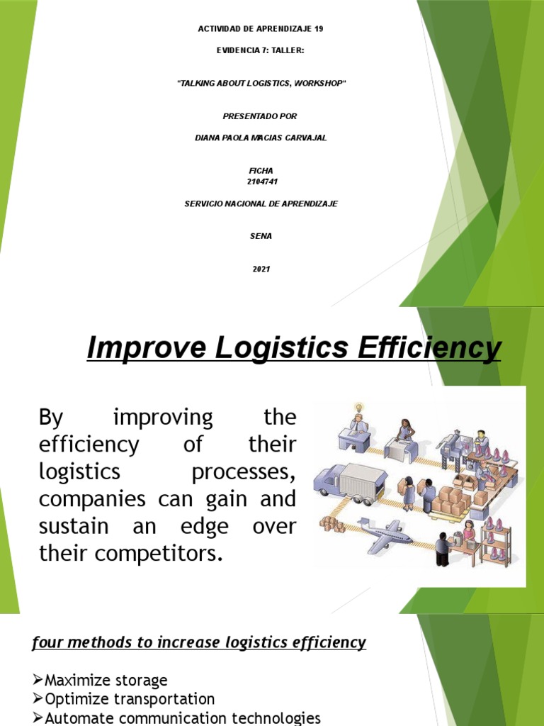 Presentacion Talking About Logistics Workshop | PDF | Logistics | Warehouse