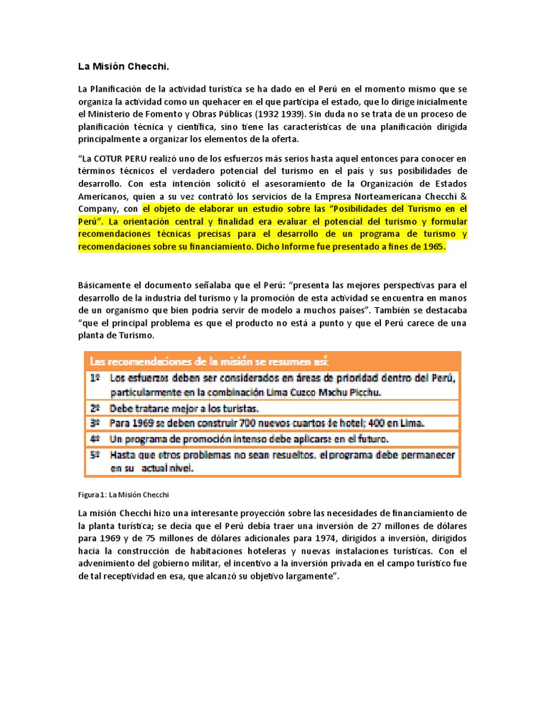 La Misión Checchi | PDF