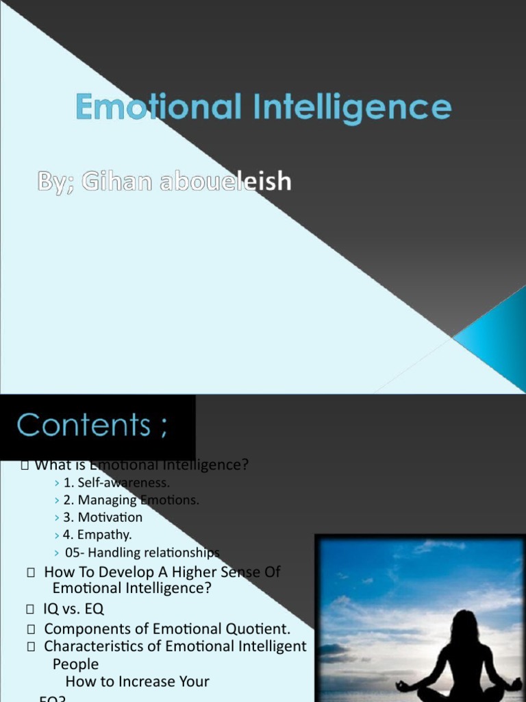 8TH Emotional Intelligence | PDF | Emotional Intelligence | Intelligence