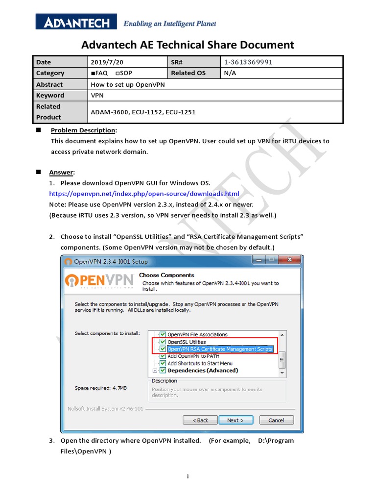 Sette Opp OpenVPN - ECU-1051TL | PDF | Port (Computer Networking ...