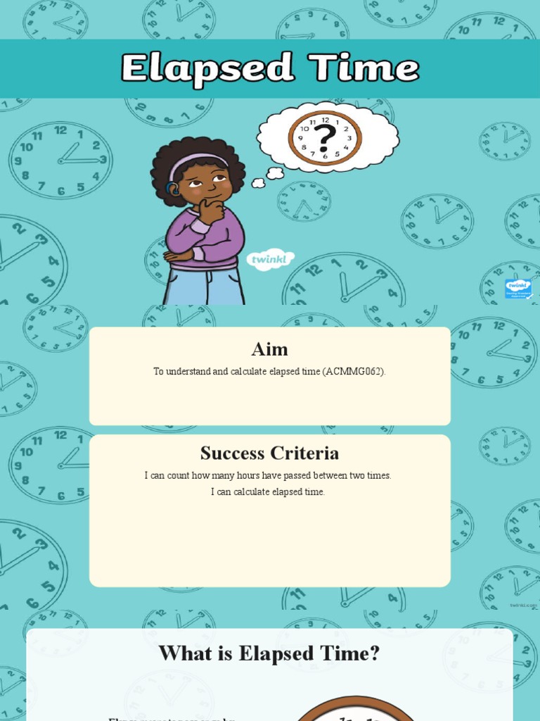 Au N 2548743 Elapsed Time Powerpoint - Ver - 3 | PDF | Time | Hour
