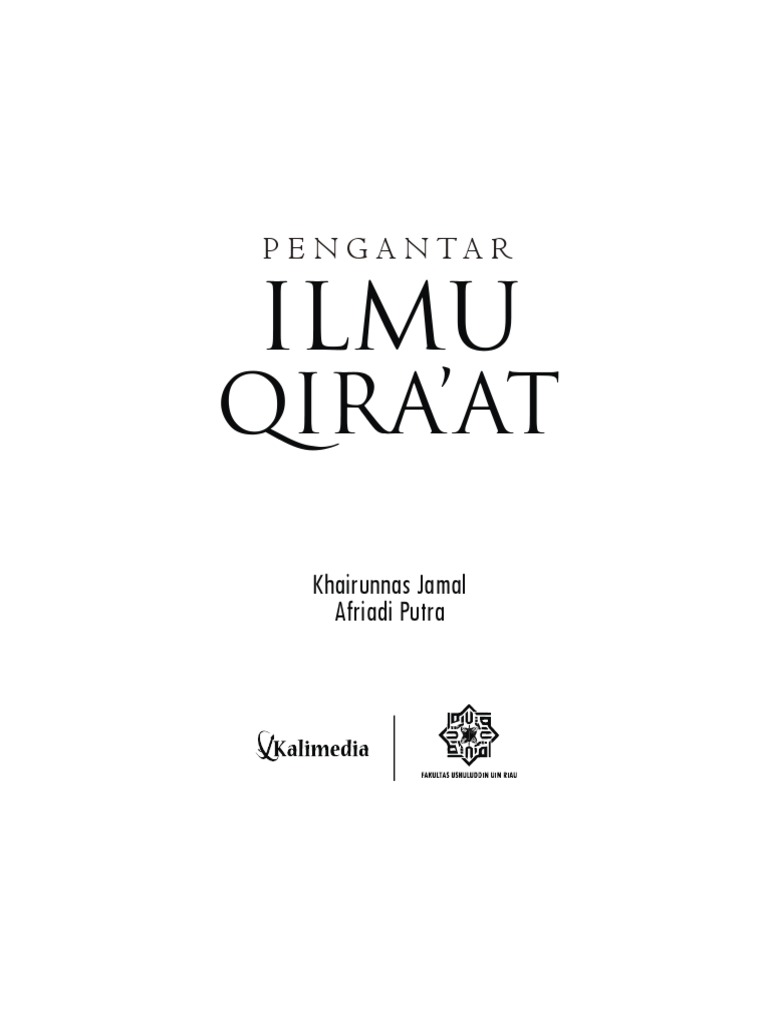 Pengantar Ilmu Qiraat | PDF