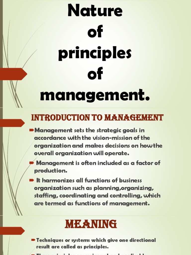 Principles of Management | PDF | Experiment | Incentive