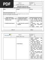 JOB SAFETY ANALYSIS Pengecatan 1 | PDF