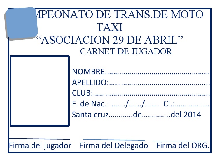 CArnet de Jugador | PDF
