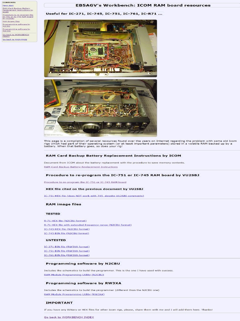 FireShot Capture 003 - EB5AGV's Workbench - ICOM RAM Board Resources | PDF
