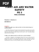 Water Safety: Entries and Exits Guide | PDF | Swimming | Water