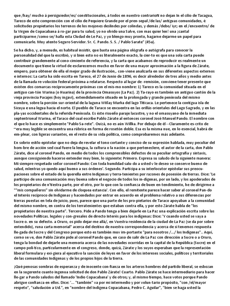 Zarate Willka Digital | PDF