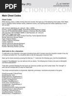 List of All M2TW Ancillaries With Cheat Codes - Commands - GG | PDF ...