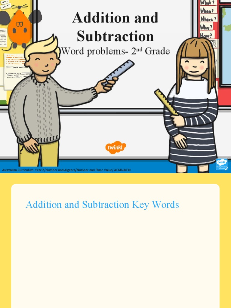 Addition and Subtraction: Word Problems-2 Grade | PDF | Cuisine | Baked ...