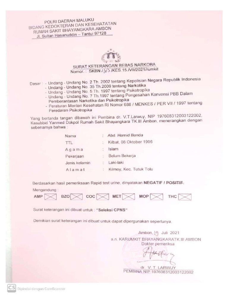 Bebas Narkoba Hamid - 1-Dikonversi | PDF