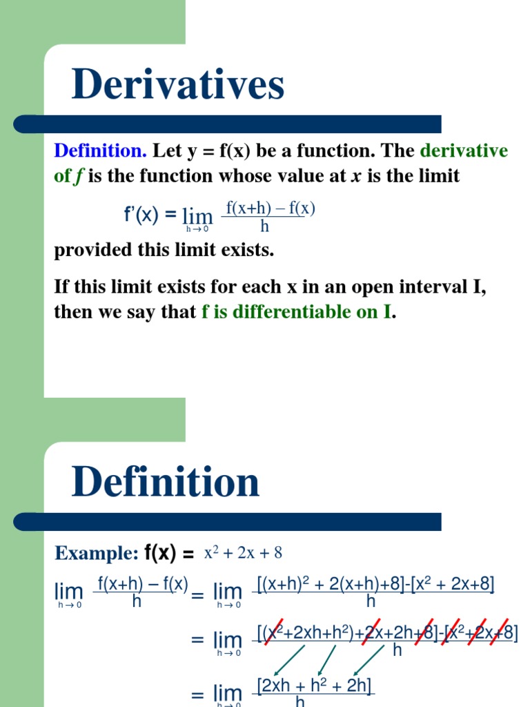 Differential Calculus | PDF | Derivative | Slope