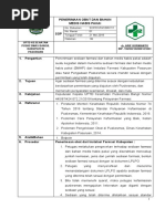 Sop - Penulisan Label Dan Etiket Pemakaian | PDF