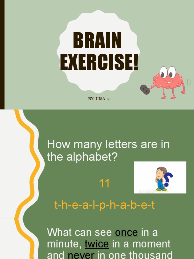 Brain Exercise Revised | PDF