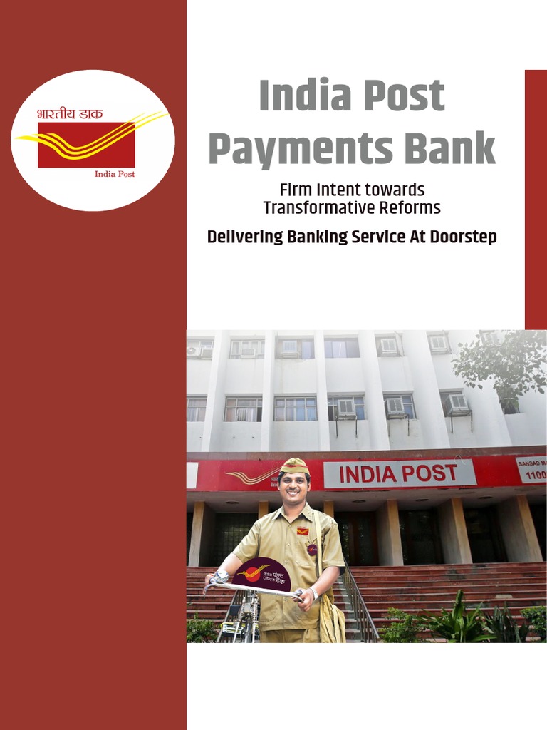 India Post Payments Bank: Delivering Banking Service at Doorstep ...