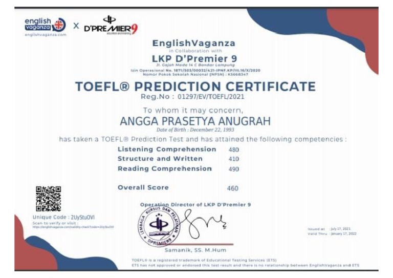 TOEFL Prediction Compressed | PDF