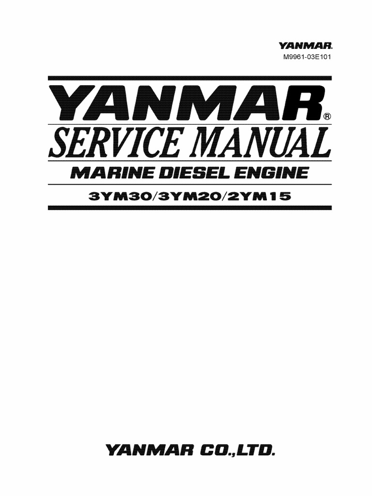 YANMAR YM Service Manual | PDF