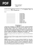 Annex J: Sanggunian Resolution Approving Accreditation | PDF | Local ...