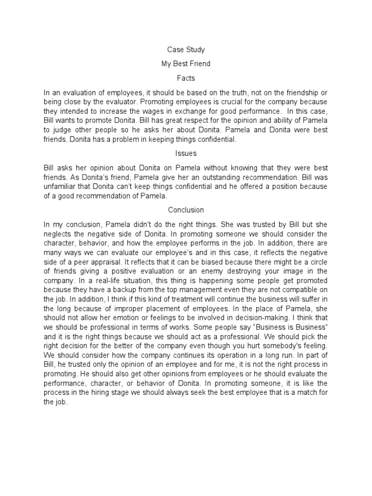 My Best Friend | PDF | Team Building | Social Psychology