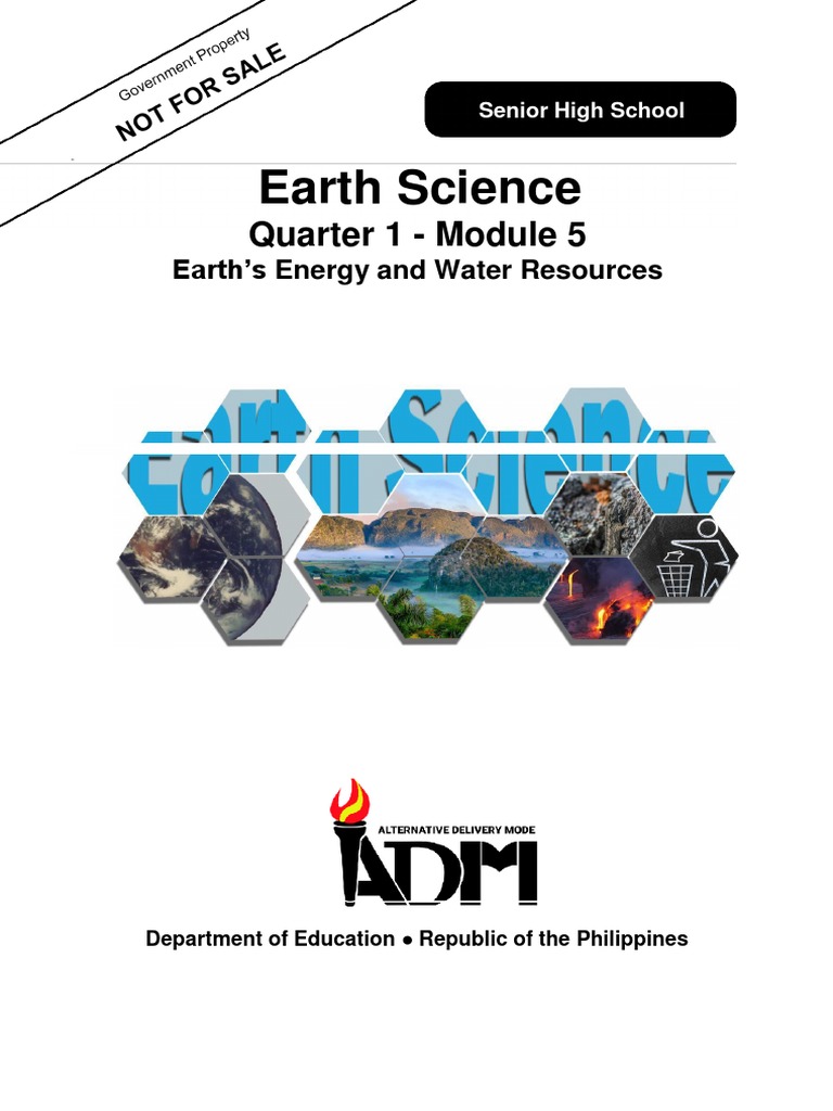 Earth Science: Quarter 1 - Module 5 | PDF | Power Station | Water