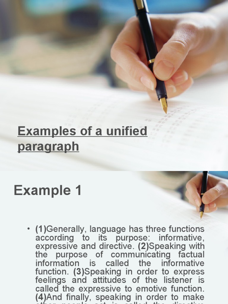 Examples of A Unified Paragraph | Download Free PDF | Monastery | Writers