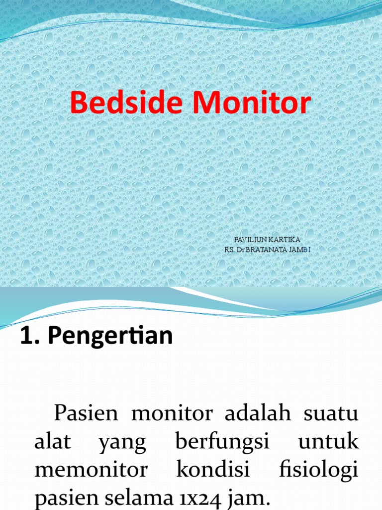 Bedside Monitor | PDF